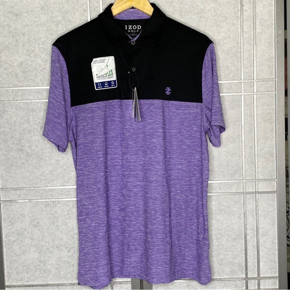 Izod | Shirts | Mens Izod Golf Swing Flex Stretch Seam Technology Polo Shirt Size M New | Poshmark